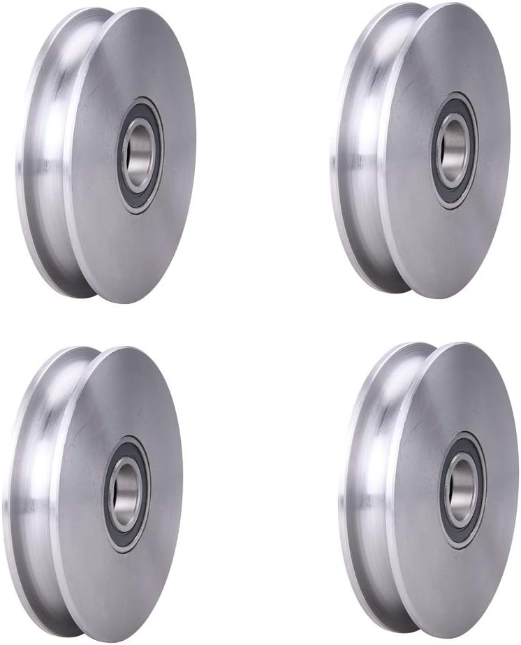 Casters 200mm # steel pulley, U-shaped pulley, thick wire rope pulley ...