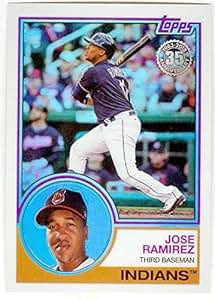 Jose Ramirez baseball card (Cleveland Indians All Star) 2018 Topps #65 ...