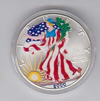 2000 American Silver Eagle 1 OZ. - Colorized $1 Choice About ...