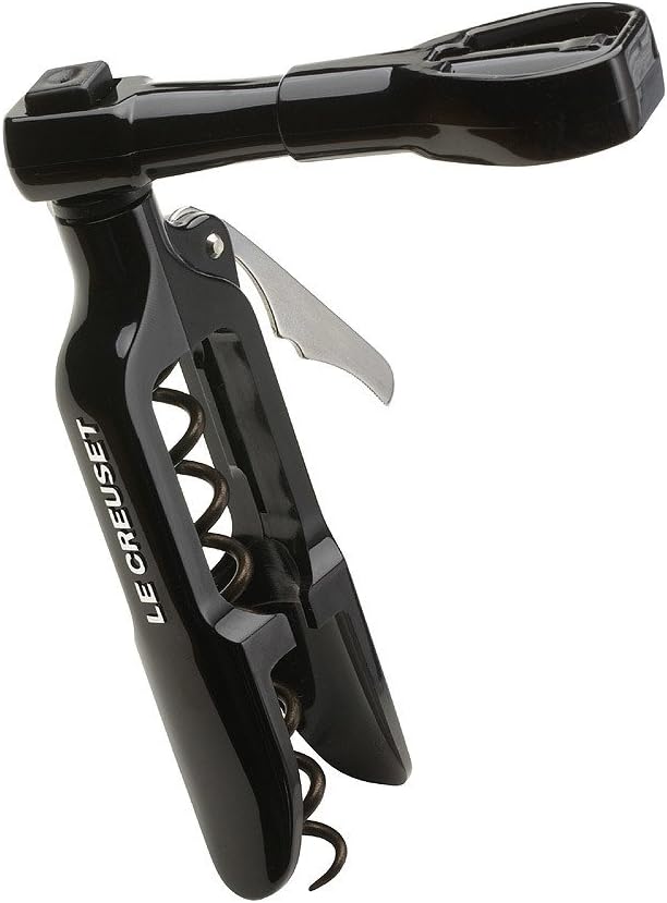 LE CREUSET Screwpull Classic Pocket Model Corkscrew, Black: Amazon.co ...