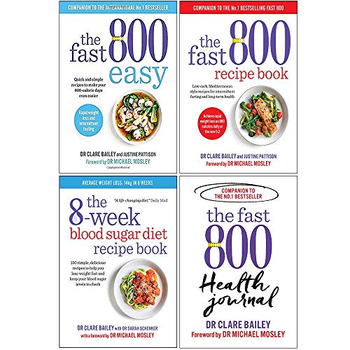 The Fast 800 Easy, The Fast 800 Recipe Book, The 8-Week Blood Sugar ...