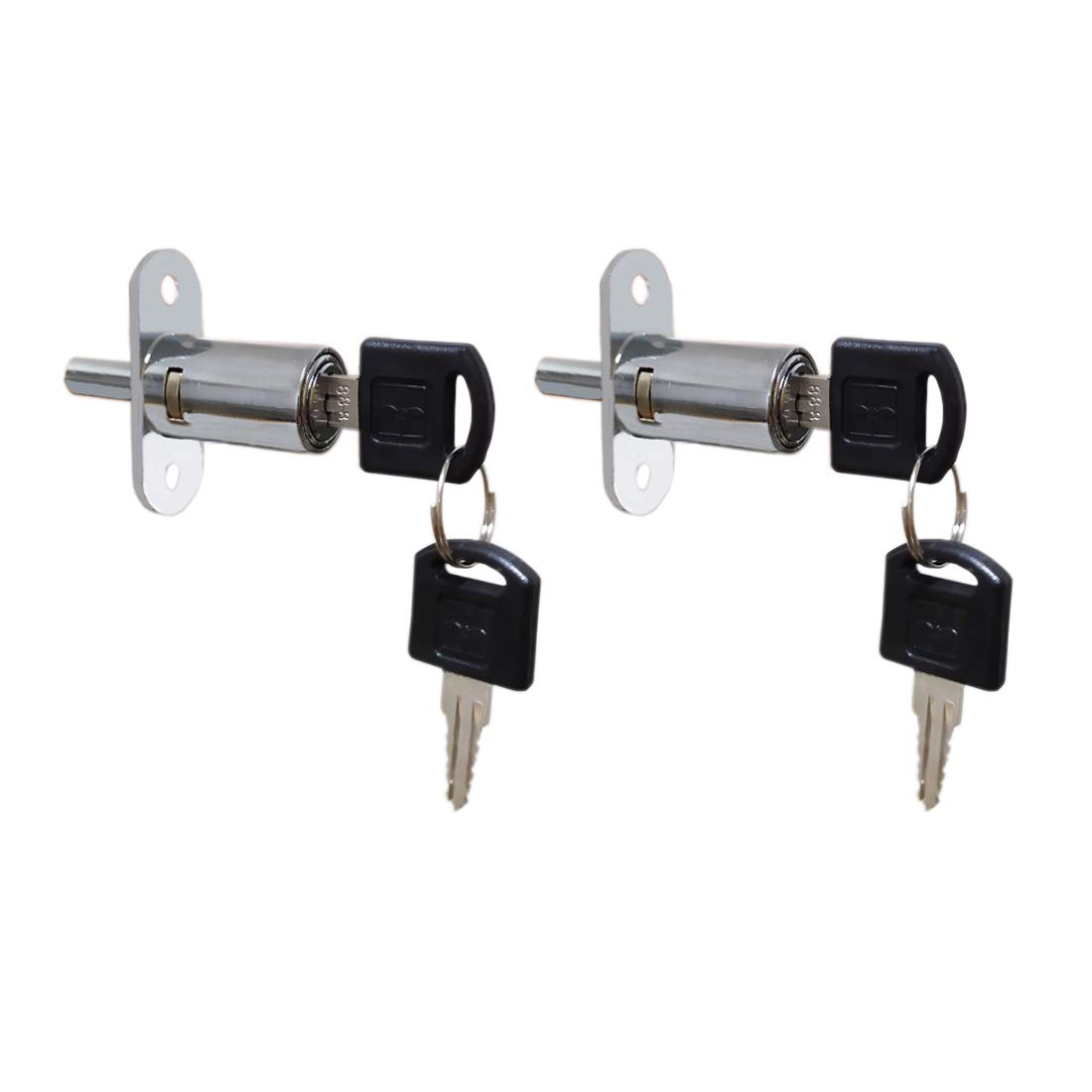 Amazon.com: VictorsHome Push Plunger Lock 19mm x 40mm Cylinder Head ...