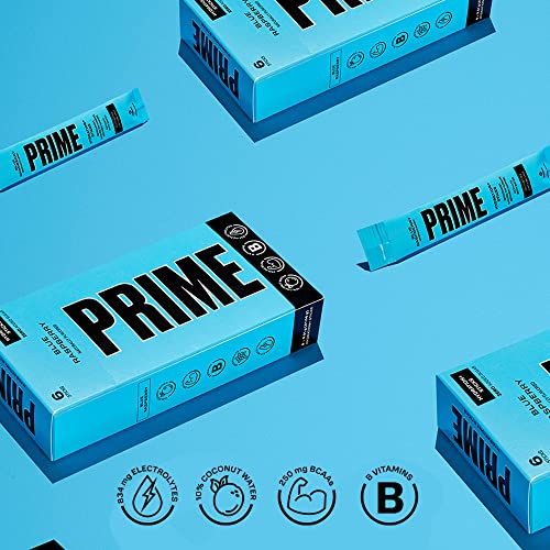 PRIME HYDRATION+ Sticks Blue Raspberry | Hydration Powder Single Serve ...