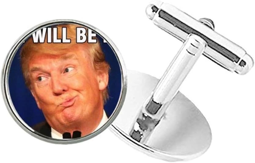 Amazon.com: DIYthinker American President Trump Ridiculous Image Round ...