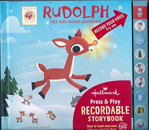 Rudolph The Red-Nosed Reindeer Hallmark Press & Play Recordable ...