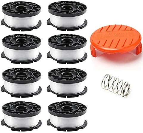 ANTOBLE 30ft 0.065 Autofeed String Trimmer Line Spool Replacements, Compatible with Black and ...