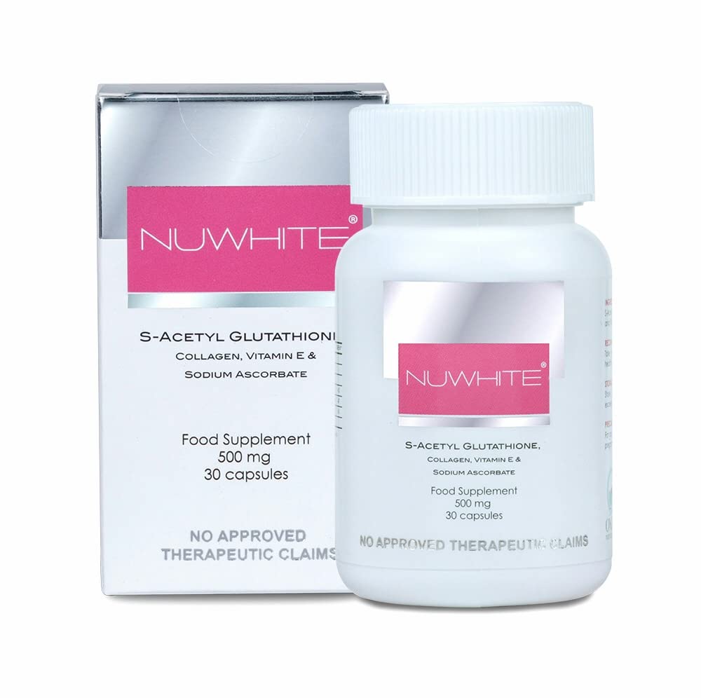Mua NuWhite Nu White S-Acetyl Glutathione New Improved Formula Skin Whitening 30 Capsules trên ...