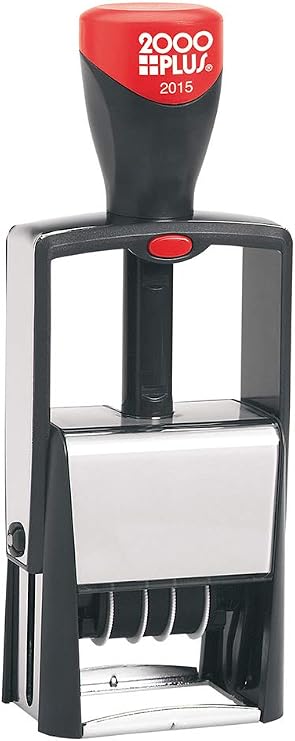 Amazon.com : 2000 Plus Self-Inking Heavy Duty Date Stamp, 5/8" x 1-1/4 ...