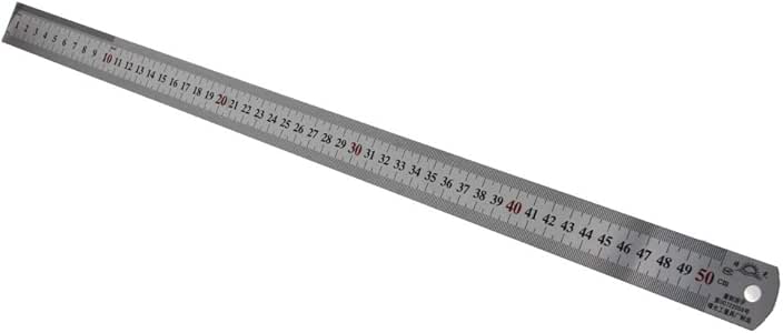 Utoolmart 500×28×0.9mm Stainless Steel Rulers Metal Ruler Centimeters ...