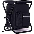 Amazon.com: HANERDUN 3 in 1 Backpack Stool Cooler Chair, Foldable ...