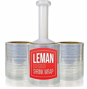 Amazon.com : Shrink Wrap Includes 3 Rolls of Premium 5 Inch Stretch ...
