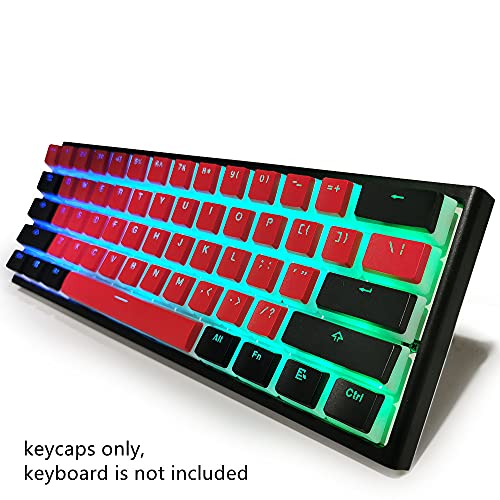 XVX Pudding Keycaps, OEM Profile Custom Keycap Set with Transparent ...