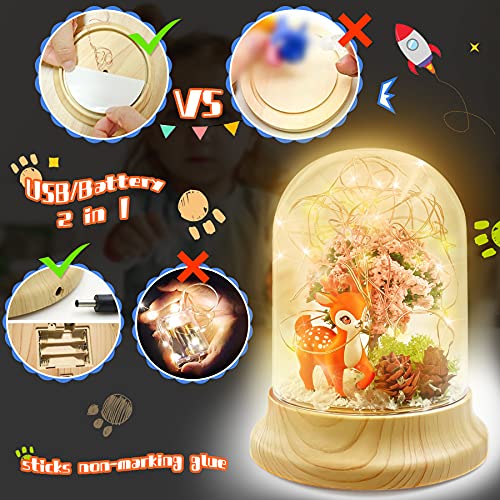 JahyElec Night Light Craft Kit for Kids Make Your Own Deer Nightlight ...