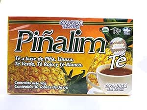 Amazon.com : Pinalim Tea/Te de Pinalim Mexican Version- Pineapple, Flax ...