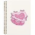 Amazon.com : FLVGE Pink Coquette Journal Notebook, Preppy Pink ...