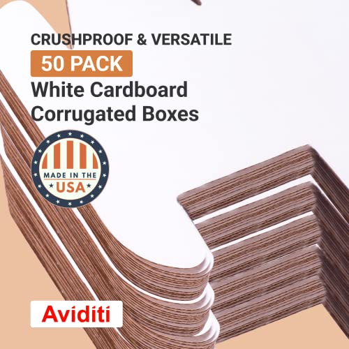 AVIDITI Mailer Boxes Small 12"L x 9"W x 4"H, 50-Pack | Corrugated ...
