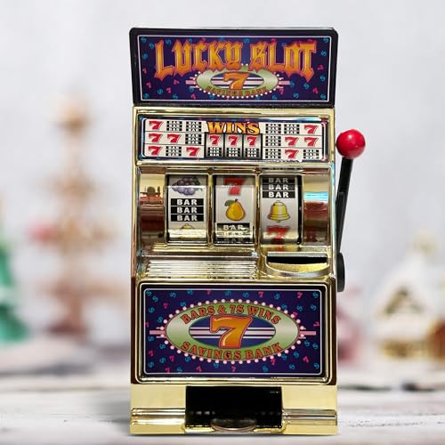 Lucky Slot 7 Medium 777 Slot Machine Casino Toy Piggy Bank Replica for ...