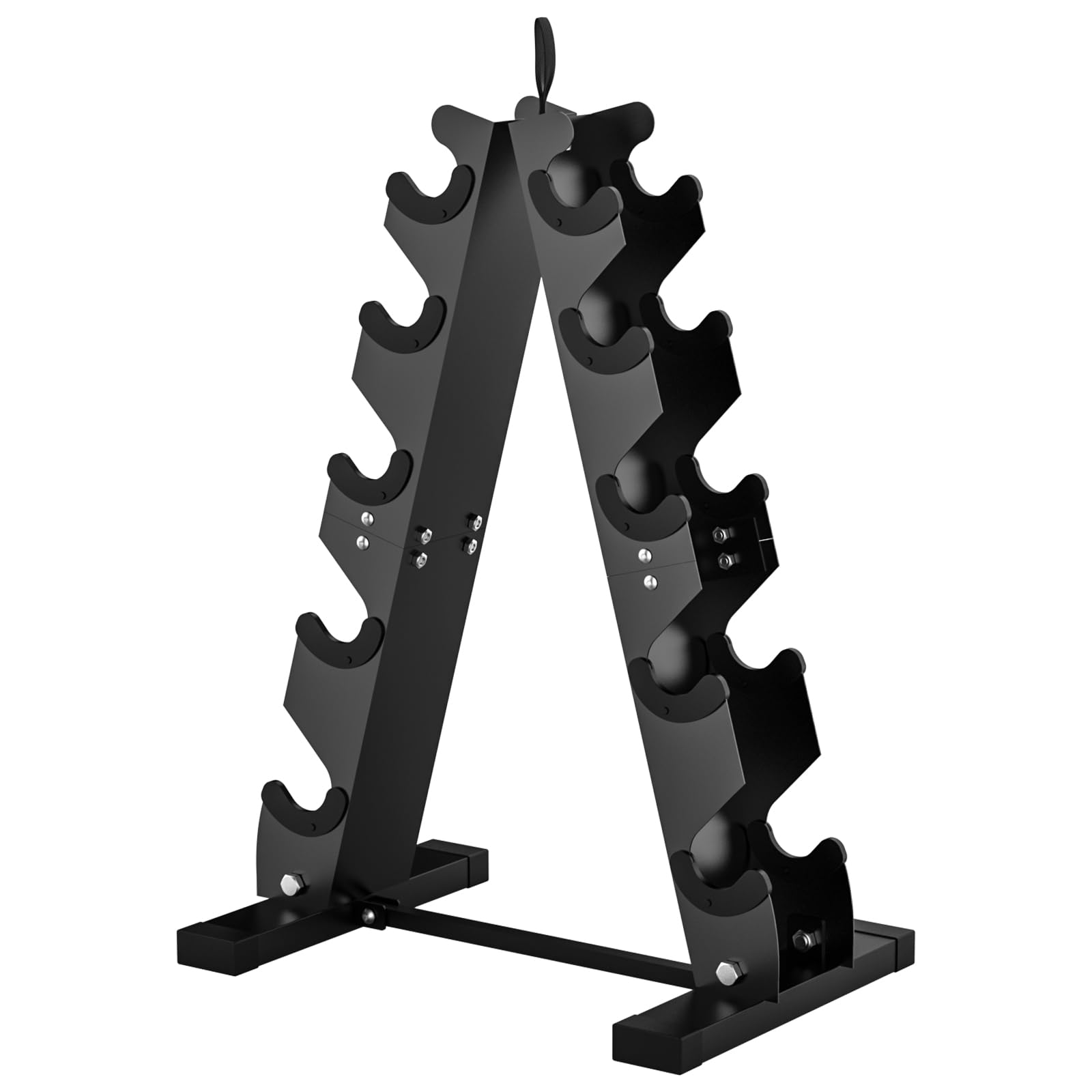 DERACY Dumbbell Rack Stand Only, Heavy Duty A-Frame Dumbbell Storage ...