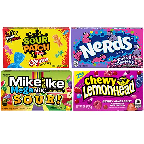 Movie Theater Candy - Assorted Candy Variety Pack - 24 Large Theater ...