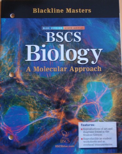Blackline Masters for BSCS Biology: A Molecular Approach (Blue Version ...