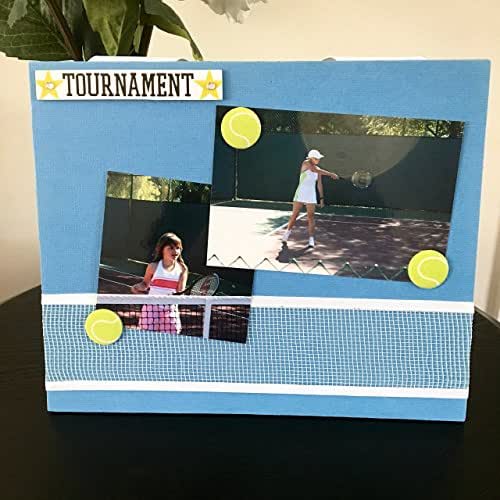 Amazon.com: Tennis Tournament sports court racket gift handmade ...