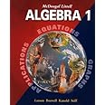 Amazon.com: McDougal Littell Algebra 1: Applications, Equations, Graphs ...