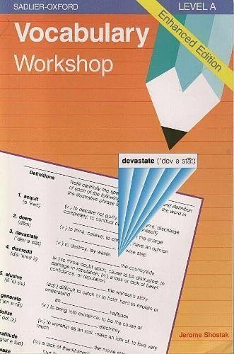 Vocabulary Workshop: Level A by Jerome Shostak (1996-06-03): Amazon.com ...