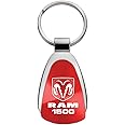 Amazon.com: Au-TOMOTIVE GOLD Tear Drop Key Chain for Dodge Ram (Red ...