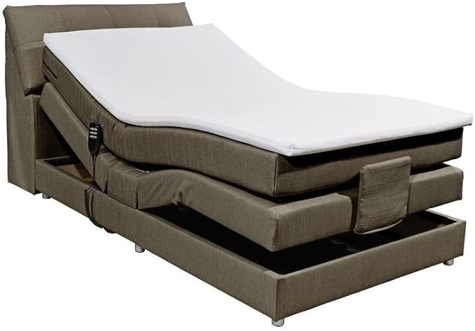 Boxspringbett 120x200 elektrisch verstellbar mit Motor & Bettkasten ...