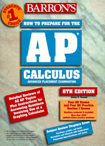 Barron's Ap Calculus Advanced Placement Examination: Review of Calculus ...