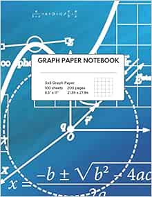 Graph Paper Notebook: Composition | Quad Ruled, 100 Sheets (large, 8.5 ...