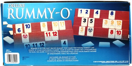 Deluxe version Rummy-O Game Toys Games Games Tile Games