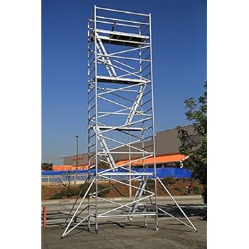 20 Feet Deck High Industrial Heavy Duty 2"Aluminum Utility Scaffolding ...