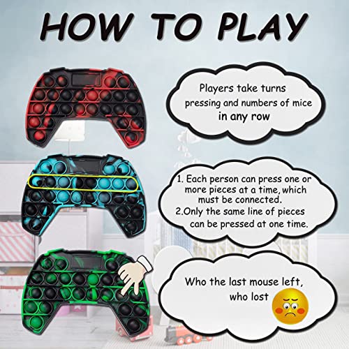 Game Controller pop it Fidget Toys Pack - Kids Autism, ADHD, Anxiety ...