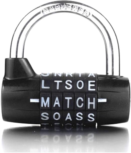 5 Letters Lock Code Lock Large Gym Cabinet Locker Room Prop Padlock ...