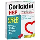 Amazon.com: Coricidin HBP, Decongestant-Free Cold Symptom Relief for ...