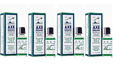 Axe Brand Universal Oil 5ml Pack of 4 (Original from Singapore) Quick ...