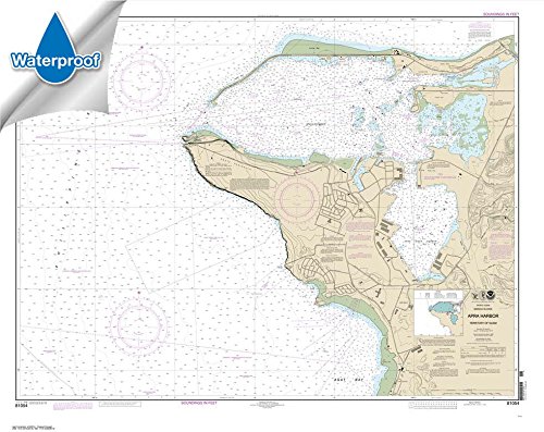 NOAA Chart 81054: Mariana Islands Apra Harbor: Guam 38.5 x 48.5 ...