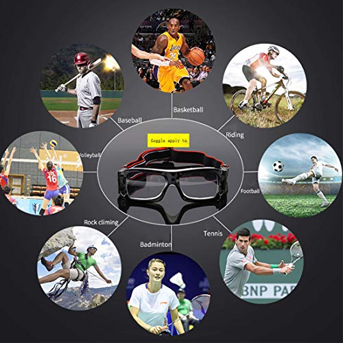 Bestlife Head Racquetball Goggles for Man Impulse Anti Fog & Scratch ...