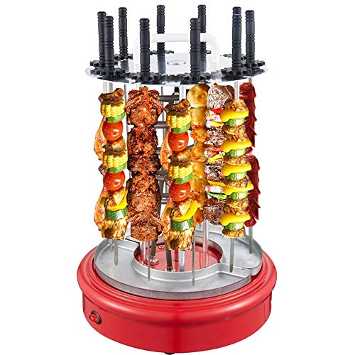 DQM Barbecue Smokeless Electric Oven, Automatic Rotary Grill, Non-Stick ...