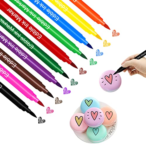 Food Coloring Pens, Double Sided Edible Markers with Fine and Thick Tip ...