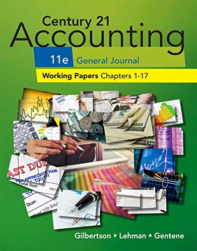 Amazon.com: Print Working Papers, Chapters 1-17 for Century 21 ...