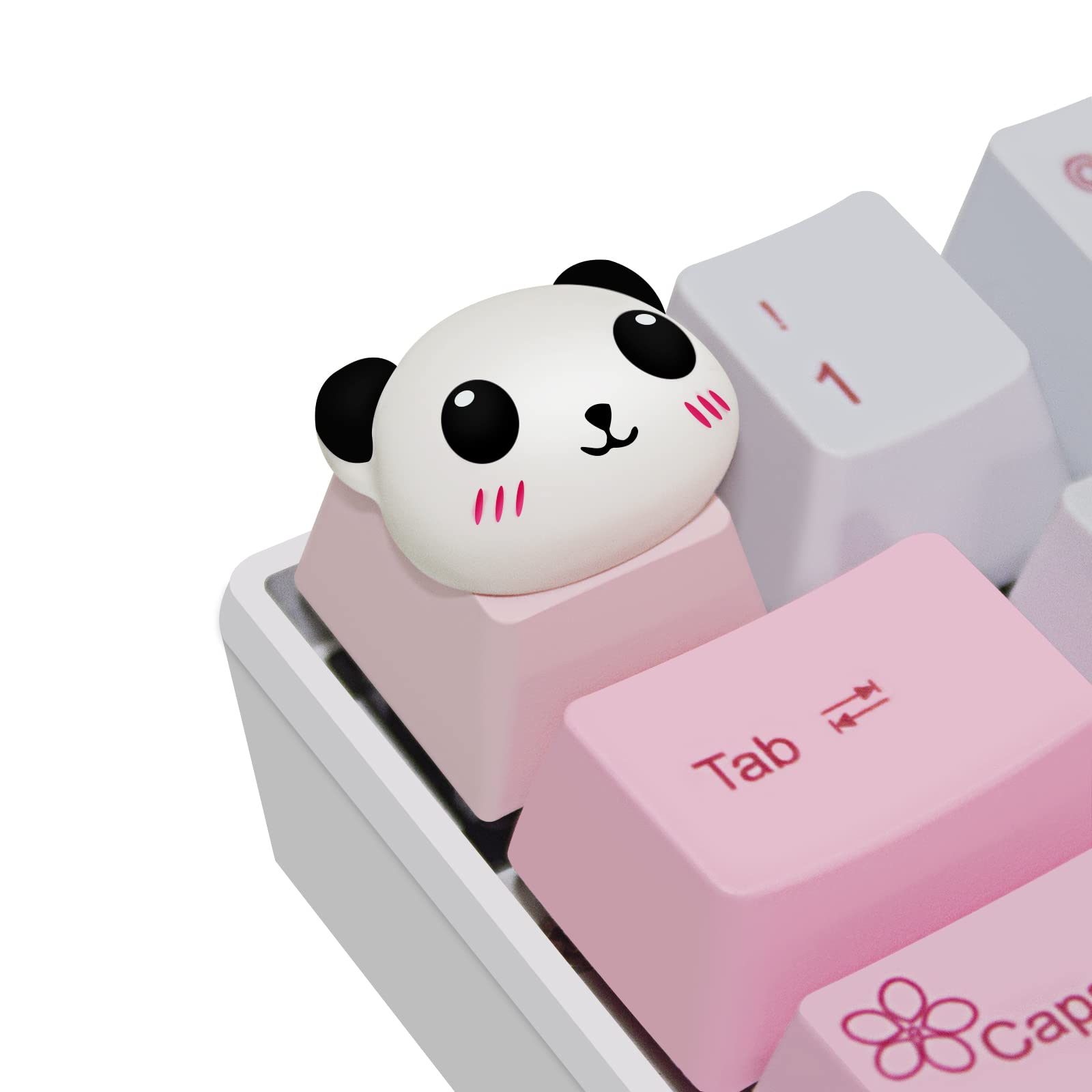 Mua Cute Keycaps 1pcs,3D-Panda Keyboard Keycaps Custom OEM R4 Profile ...