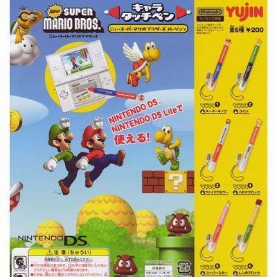 Buy character stylus New Super Mario Brothers version full set of 6 ...