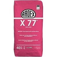 Ardex X77 White Microtec Fiber Reinforced Tile and Stone Mortar 40 lb ...