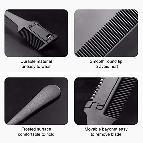 Hair Razor Comb, Hair Comb for Trimming with Removable Double Edge ...