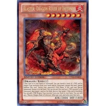 Amazon.com: Yu-Gi-Oh!! - Tempest, Dragon Ruler of Storms (CT10-EN004 ...