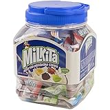 Amazon.com : Milkita Milk Assorted Jar Lollipops 50 pcs Banana Melon ...