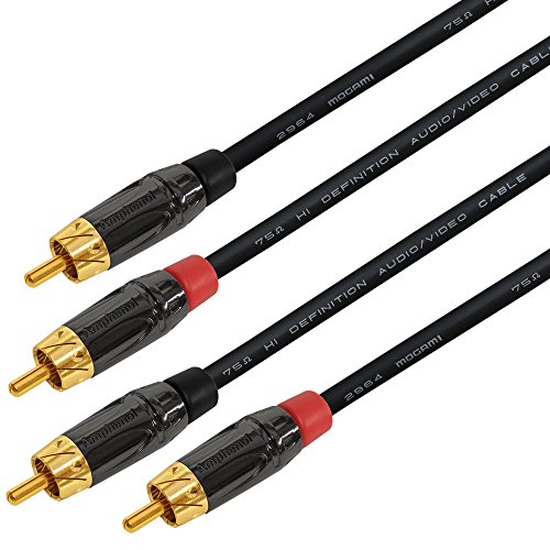 0.5 Foot – High-Definition Audio Interconnect Cable Pair CUSTOM MADE By ...