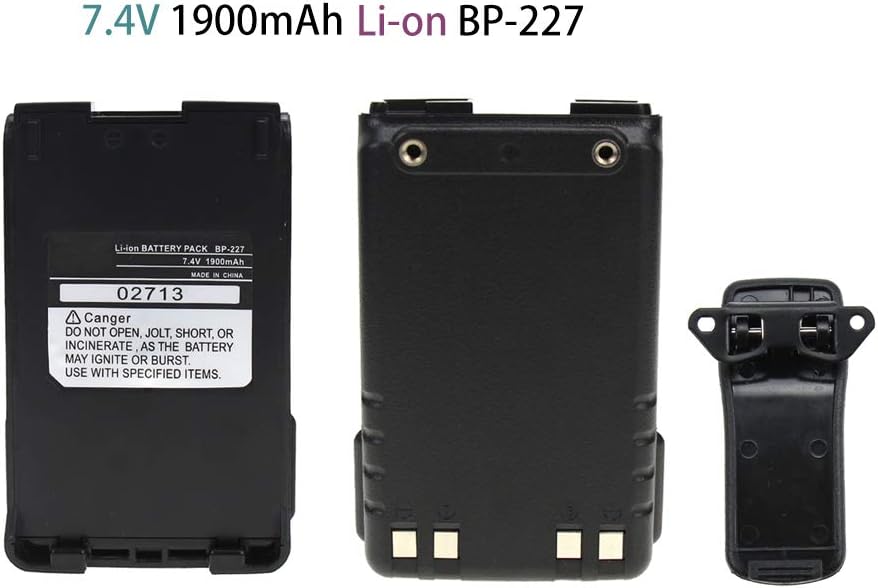 Amazon.com: Replacement BP-227 Battery for ICOM Compatible with Icom IC ...